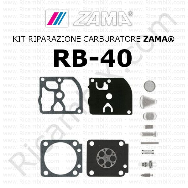 Zama® : Kit riparazione carburatore ZAMA® RB-40 - RicambiX.com